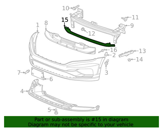 2020-2022 Volkswagen Passat Cross-Member 561-807-651-A | OEM Parts Online