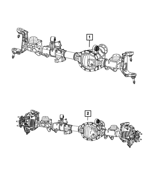 Front Axle Assembly for 2024 Jeep Wrangler | Mopar eStore