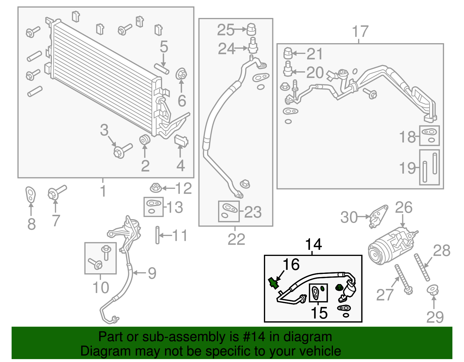 2013-2019 Ford Explorer Discharge Hose GB5Z-19972-C | OEM Parts Online