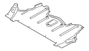 Genuine BMW 51-75-7-205-147 | Engine Encapsulation Front | FREE ...