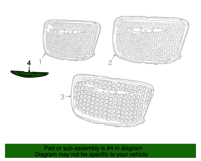 2020 Chrysler 300 Emblem 68496080AA | TascaParts.com