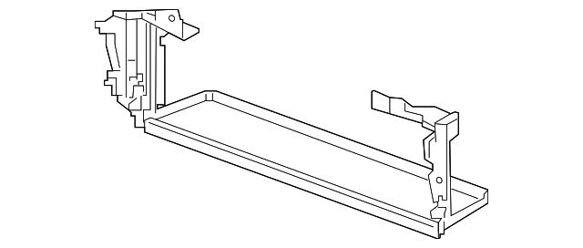 84147809 - Front Lower Radiator Air Baffle 2020-2024 Cadillac XT5 ...