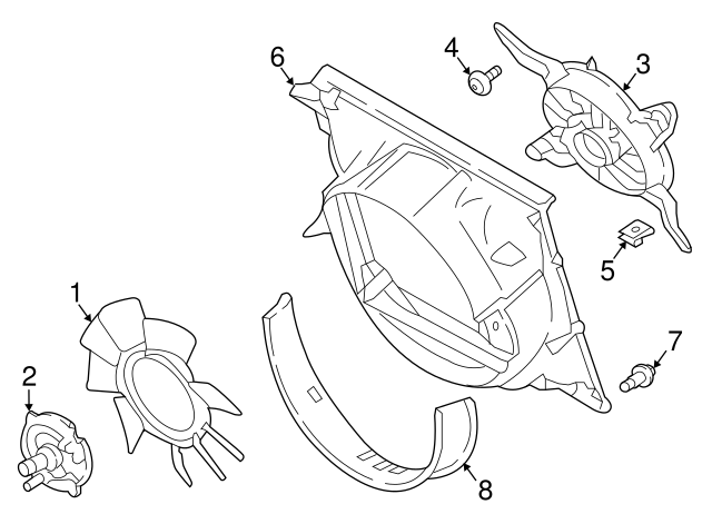 2017-2020 Ford Fan Blade HC3Z-8600-A | TascaParts.com