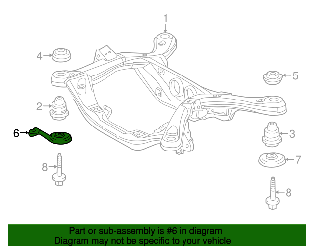 2010-2022 Lexus Front Brace 52273-0E010 | OEM Parts Online