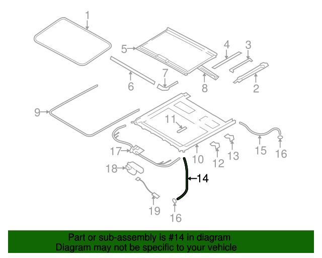 2006-2011 Hyundai Azera Drain Hose 81681-3L000 | OEM Parts Quick