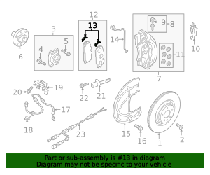 4M0-698-231-A - Brake Pads Guide 2018-2024 Audi | AutoNation Parts