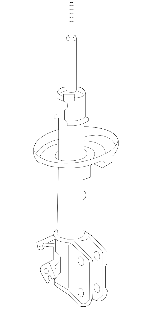 2012-2017 Honda Odyssey Shock Absorber Unit, R Front 51605-TK8-A04 ...
