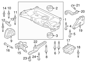 2013-2021 Volkswagen Side Support Bolt N-107-838-01 | OEM Parts Online
