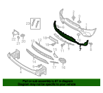 51117222371 - 2011-2013 BMW X5 Lower Trim Panel (51-11-7-222-371) | BMW ...