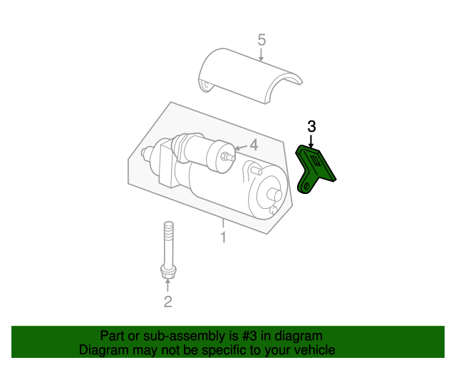 GM 23502557 Starter Bracket | Genuine GM & AC Delco OEM Parts | Findlay ...
