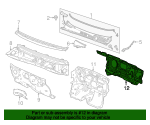 2013-2022 GM Outer Dash Panel Insulator 95433496 | OEM Parts Online