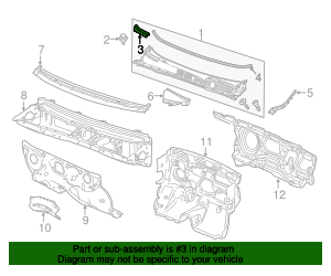 2013-2022 GM F Cover 95090707 GM | GMPartsDirect.com