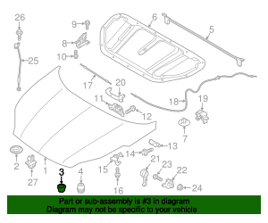 82191-1E000 - Lift Gate Bumper 2011-2022 Kia | Kia Cheap Parts