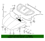 2017-2022 Kia Sportage Latch Assembly 81130 D9000 Kia Parts Store Kia ...