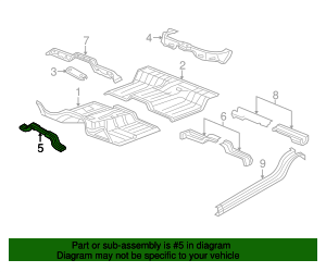 2009-2023 Mopar Baffle 68034686ab | TascaParts.com