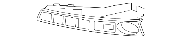 2009-2011 Acura TL Lower Grille 71102-TK4-A00ZA | OEM Parts Online