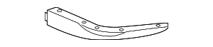 74113-TK4-A00 - Strake, R Front Bumper 2009-2011 Acura TL | Honda Acura ...