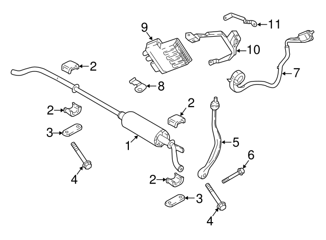 Coupling Rod 971-411-318-C | Porsche Marin