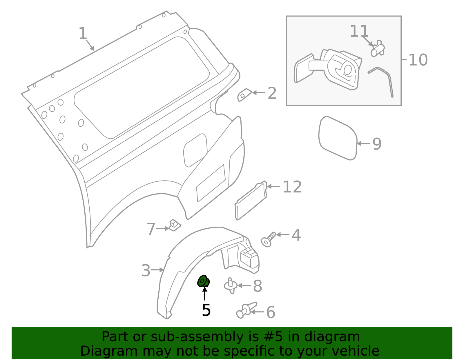W719587-S300 - Splash Shield Clip 2018-2024 Ford | Ford Parts Direct