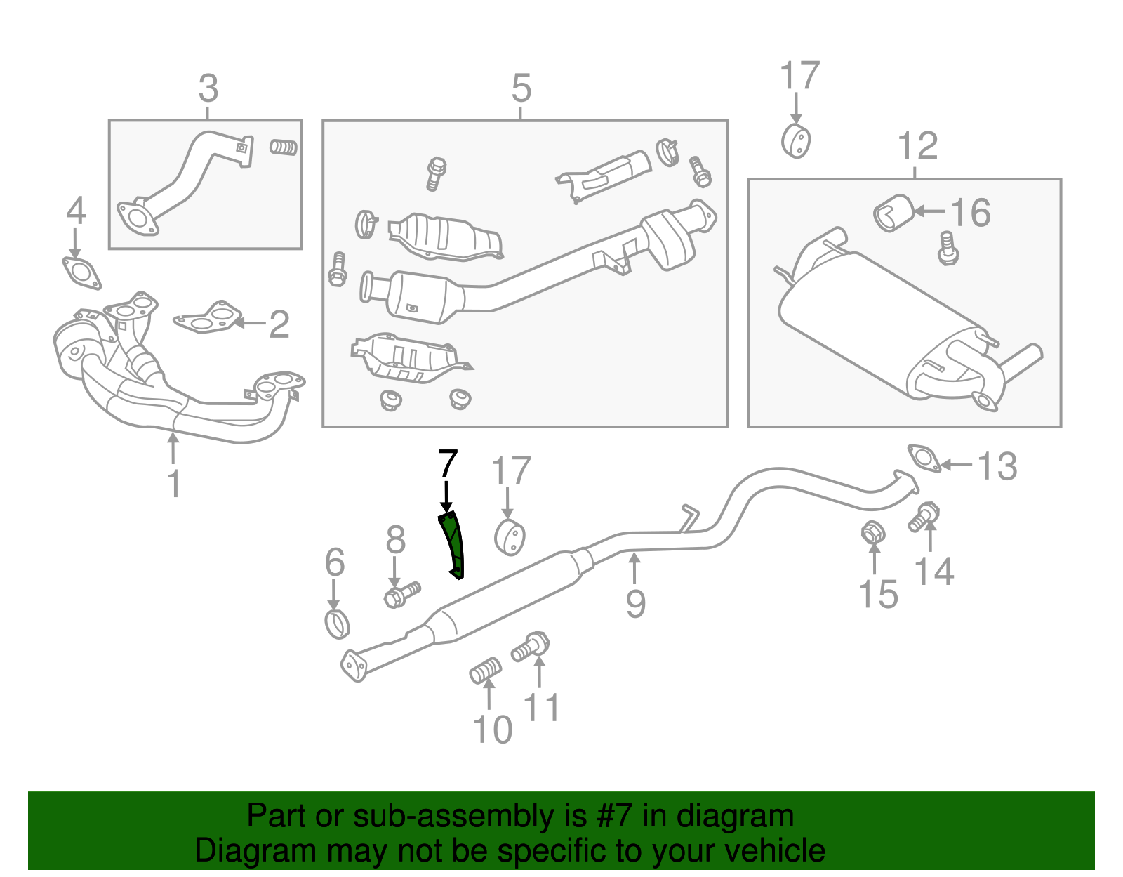 2013-2024 Subaru BRZ Hanger 44521AA320 | Subaru Parts Guys