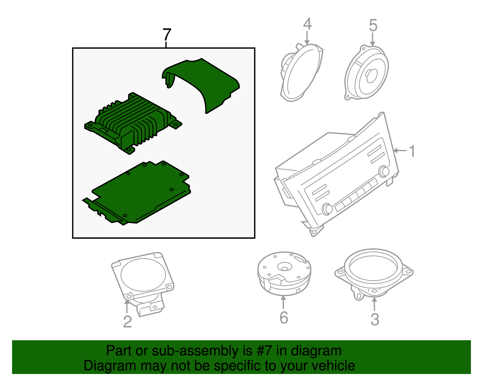 28061-7FA0A - High-Quality Amplifier for 2017-2020 Nissan Rogue ...