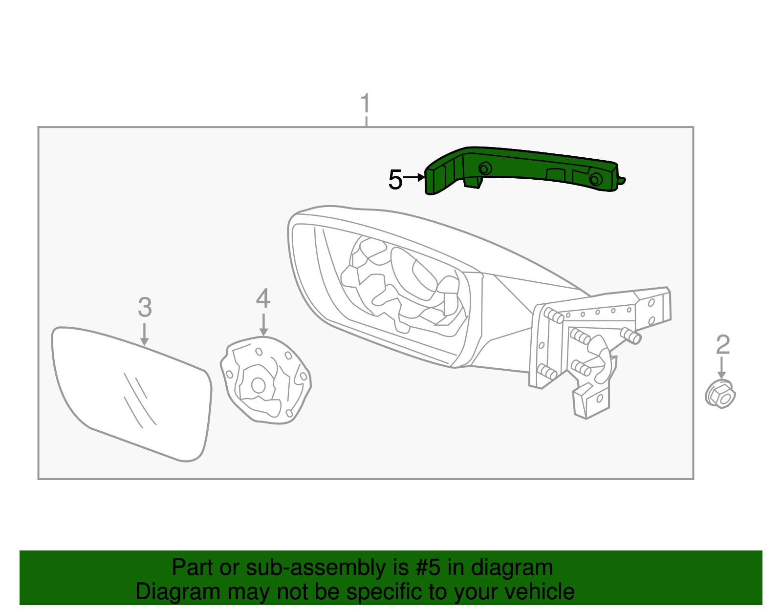 2012-2017 Hyundai Azera Repeater Lamp 87624-3V000 | OEM Parts Online