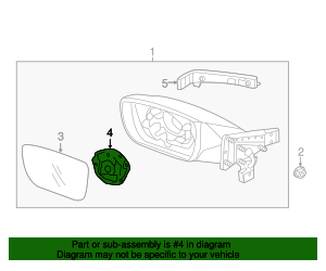 87622-3F600 - Door Mirror Drive Motor 2011-2017 Hyundai ...