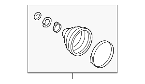2017-2020 Hyundai Elantra Outer Boot 49581-F3000 | OEM Parts Online