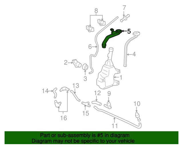 76805-SNE-A01 - Filler Neck 2006-2011 Honda Civic | Honda Parts Online
