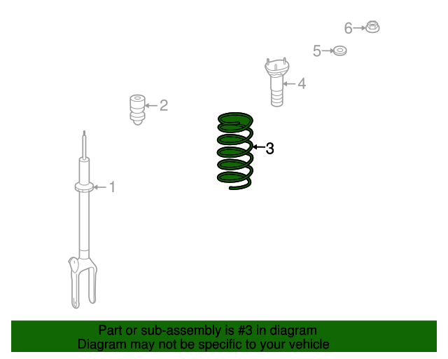 251-321-05-04-64 - Coil Spring 2006-2012 Mercedes-Benz | Mercedes-Benz ...