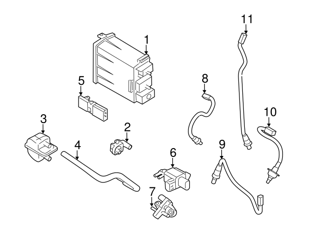 226A0-1HC0A - Oxygen Sensor 2012-2015 Nissan | Nissan Parts ...