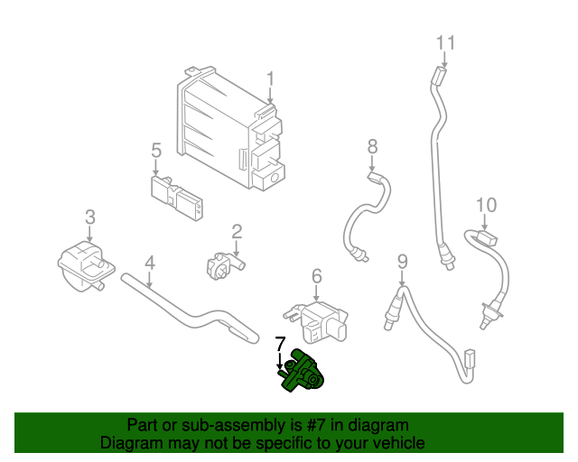 14930-JA10D | Nissan Valve Assy - Control - Genuine OEM | 14930JA10D ...