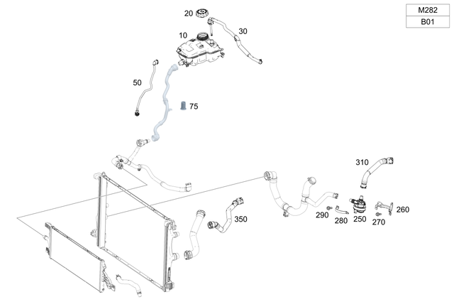 177-500-63-00 - Expansion Resvr Coolant 2020-2025 Mercedes-Benz | Mercedes-Benz USA Parts
