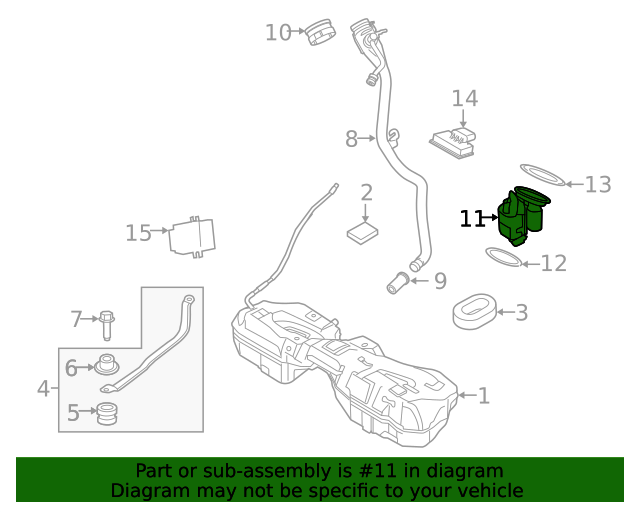 Genuine BMW 16-11-8-077-484 | Fuel Pump | FREE Shipping on Most Orders ...