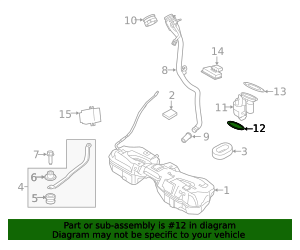 2019-2024 BMW O-ring 16-11-7-476-100 | AutoNation Parts