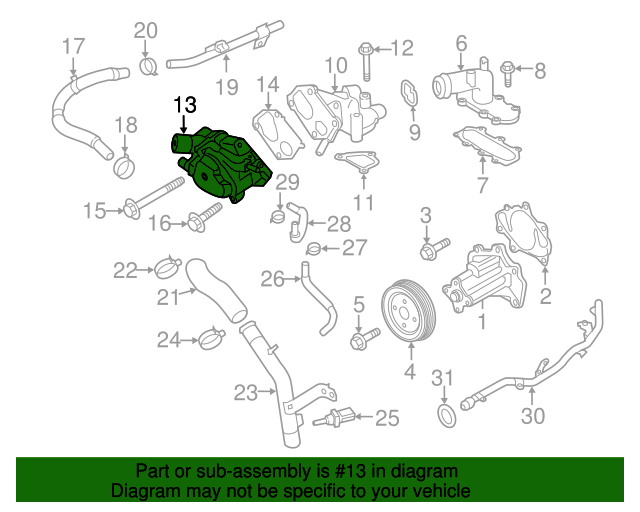 2016-2024 Nissan Control Valve 21250-EZ31A | Parts Nissan of Rockville ...