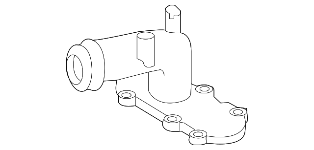 2016-2020 Nissan Water Inlet 14075-EZ35A | TascaParts.com