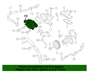 2016-2024 Nissan Water Outlet 21250-EZ31A | OEM Parts Online