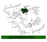 2016-2024 Nissan Thermostat Housing 11061-EZ30A | OEM Parts Online