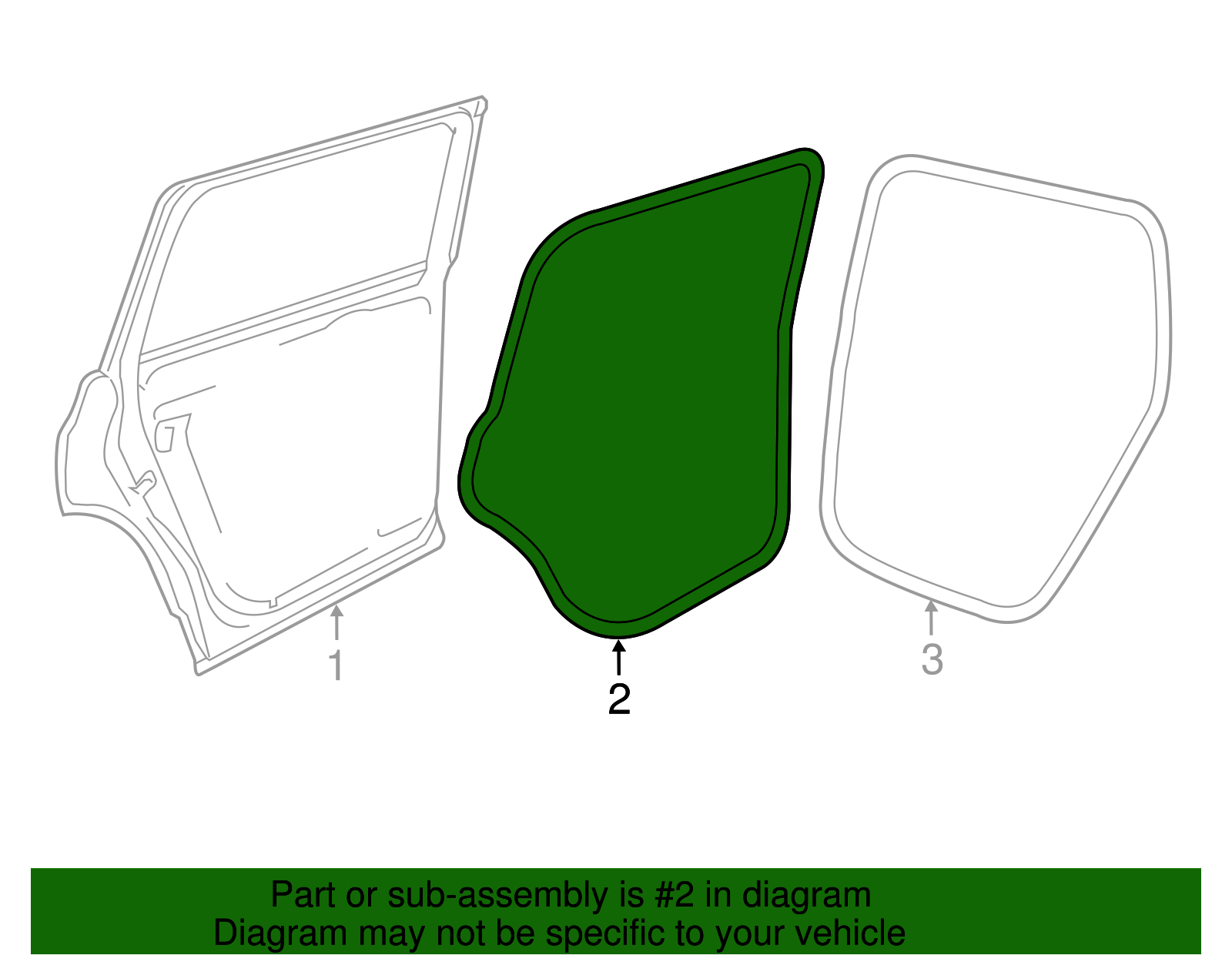 2018-2025 Volkswagen Atlas Door Weather-Strip 3CN-839-702-A-5AP ...