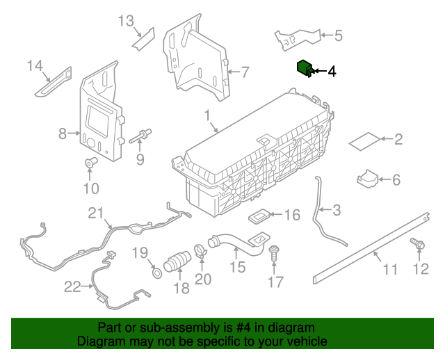 2012-2024 BMW Fan Relay 61369198302 | OEM Parts Online