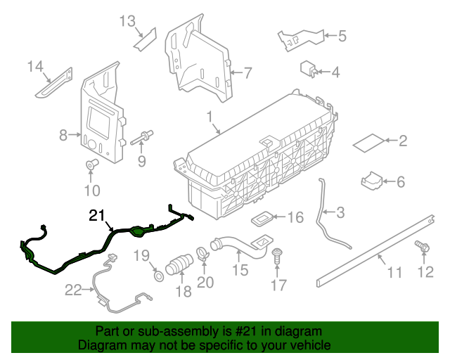 61129348288 - 2012-2019 BMW Battery Cable (61-12-9-348-288) | BMW of ...