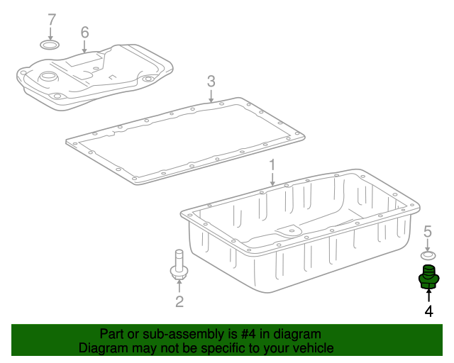 90341-10021 - Trans Pan Drain Plug For 2006-2023 Lexus | Lexus OE Parts