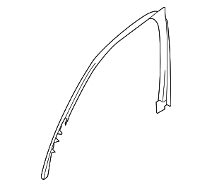 Genuine BMW 51-33-7-423-142 | Frame Molding | FREE Shipping on Most ...