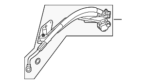 32416788256 - 2009-2013 BMW X5 Power Steering Pressure Hose (32-41-6 ...