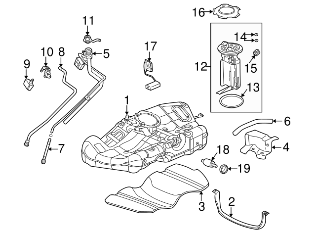 1998-2013 GM Vapor Canister Vent Solenoid 13575703 GM | GMPartsDirect.com