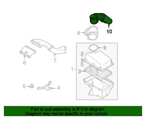 30680446 - Inlet Pipe - 2001-2007 Volvo | Volvo OEM Parts Direct