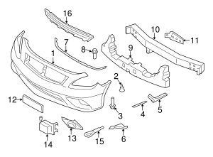 2008-2015 Infiniti Stiffener 62058-JL00A | OEM Parts Online