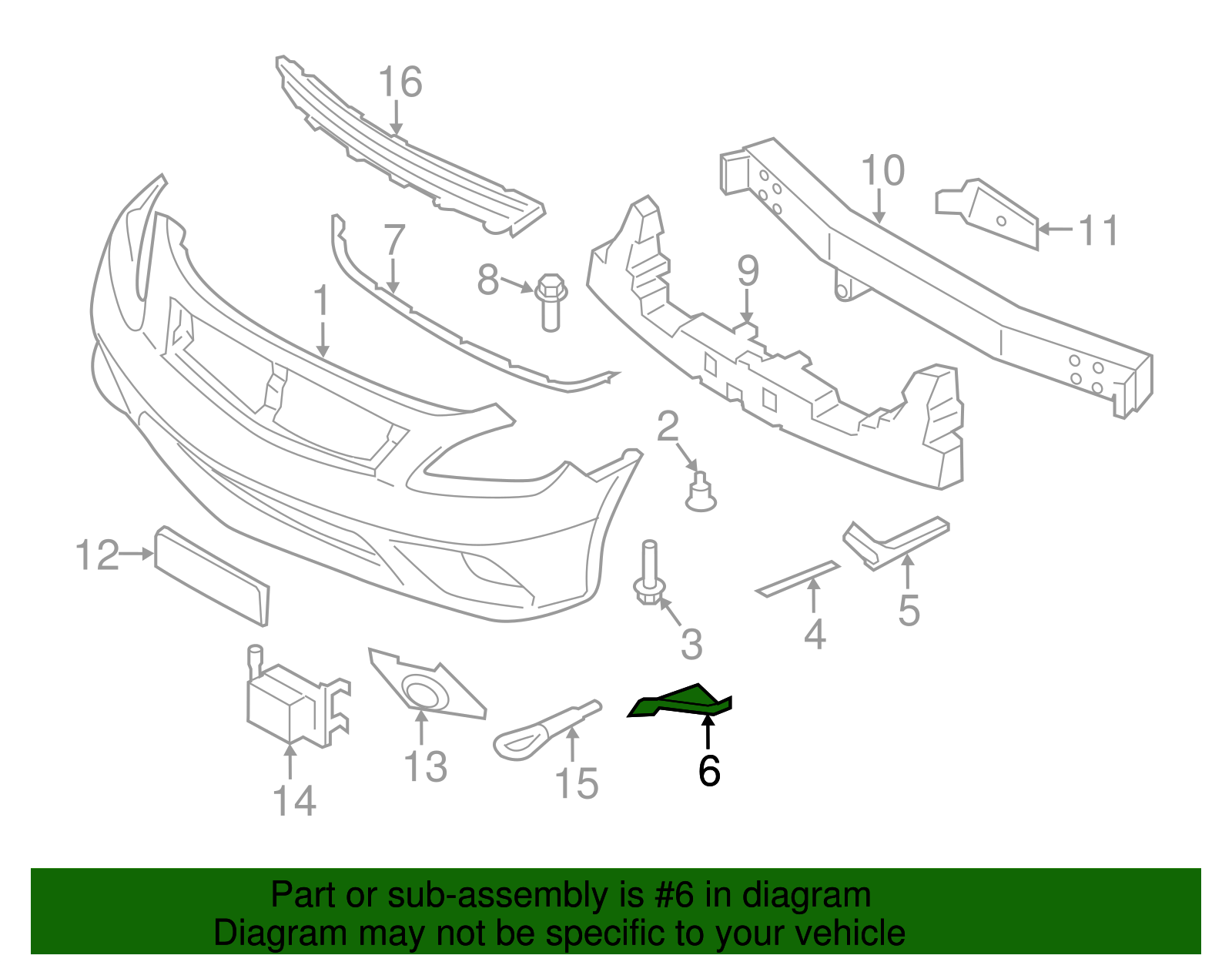 62058-JL00A - Stiffener 2008-2015 Infiniti | Infiniti Wholesale Direct