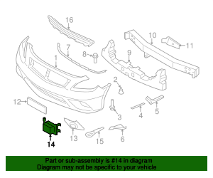 2011-2015 Infiniti Distance Sensor 28437-1NL2B | Infiniti Parts Online